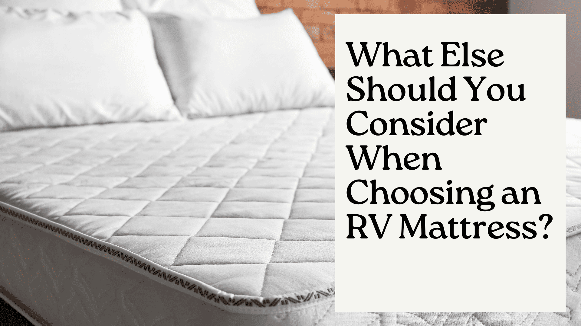 An Overview of RV Mattress Sizes for Canadian Travel Enthusiasts | Made ...